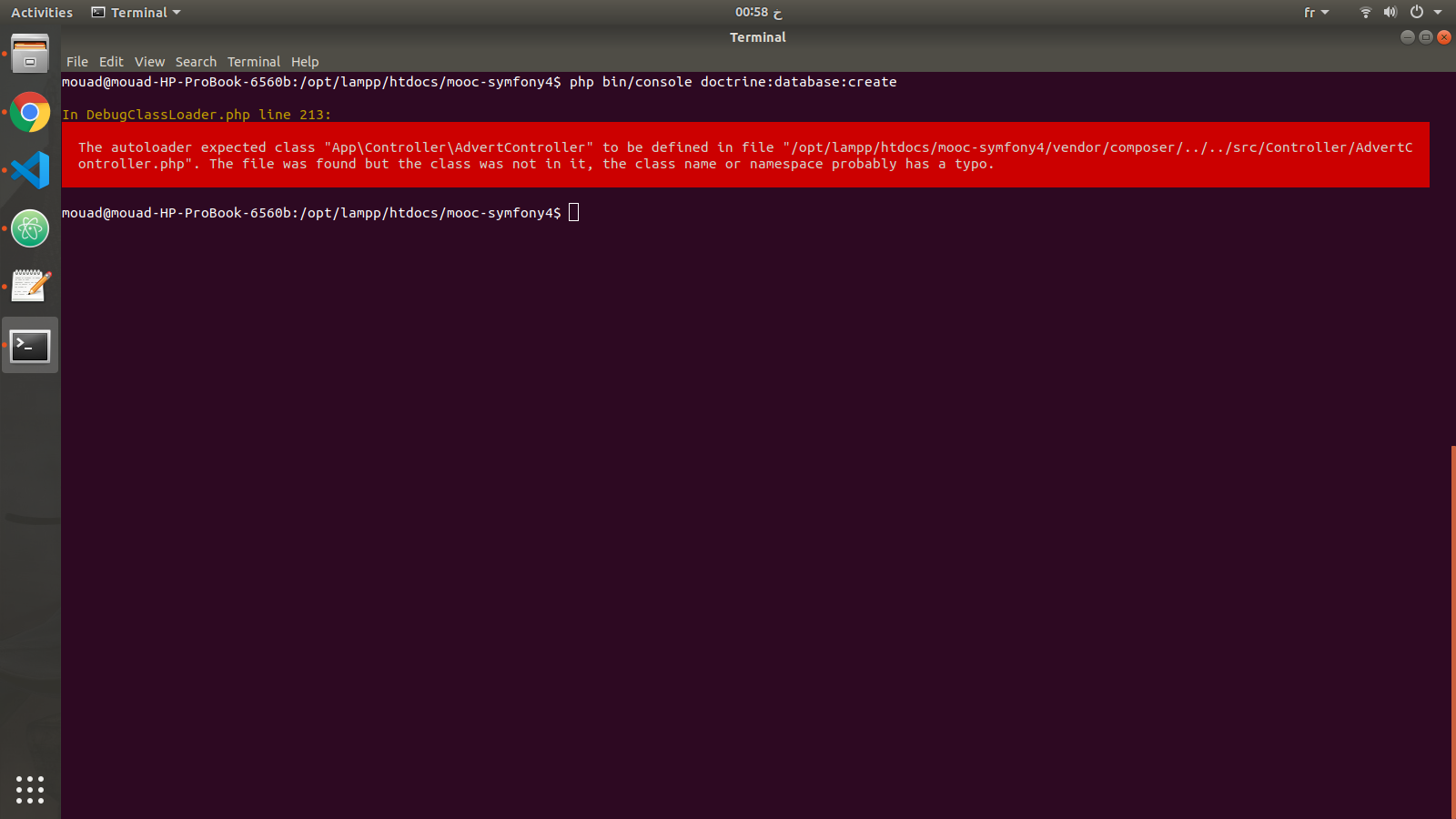 Symfony Doctrine Doctrine The Autoloader Expecte Symfony Doctrine Doctrine The Autoloader
